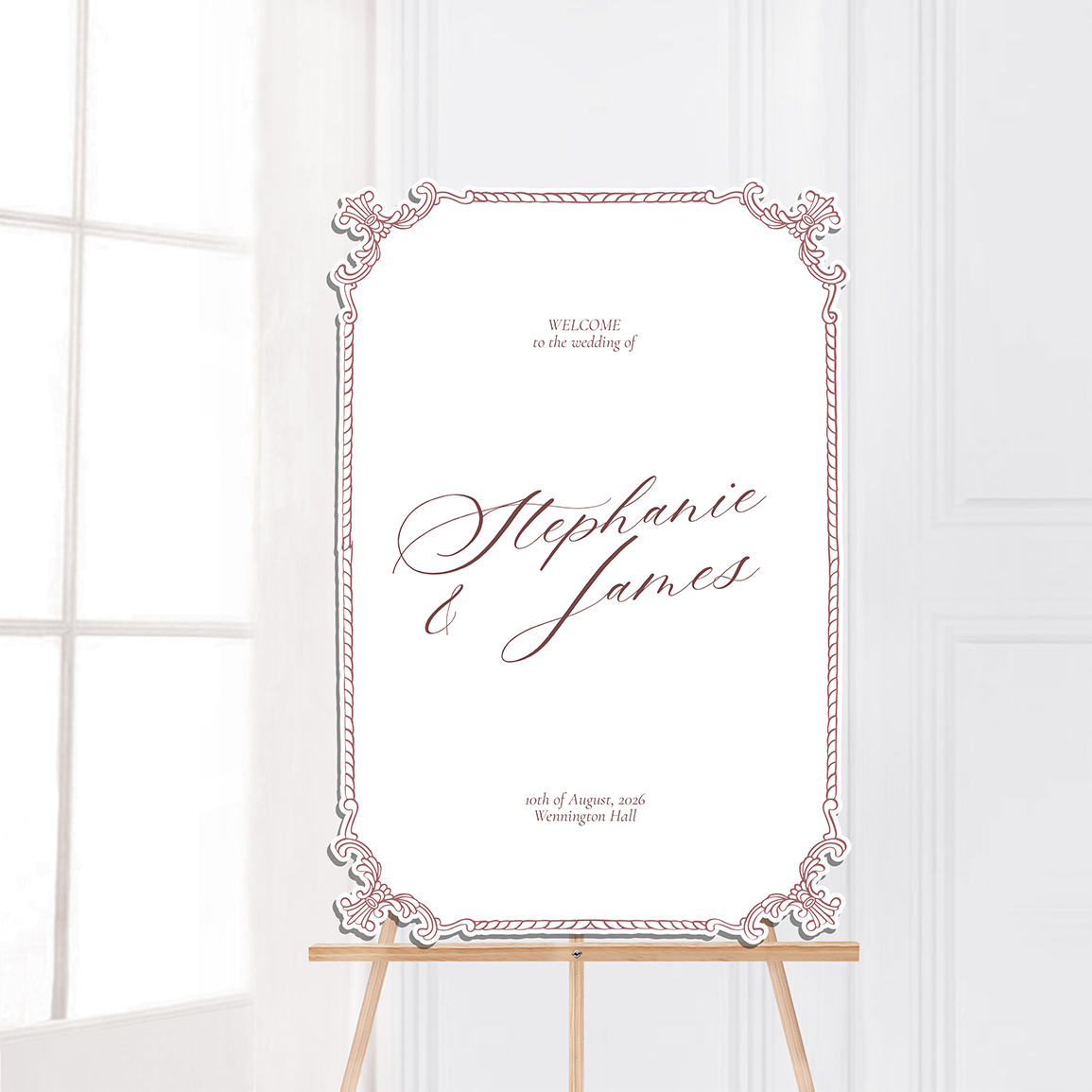 Personalised Welcome Sign - Faye - Mally's Crafts