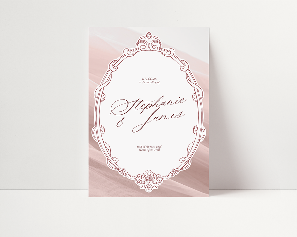 Personalised Welcome Sign - Faye Design - Mally's Crafts