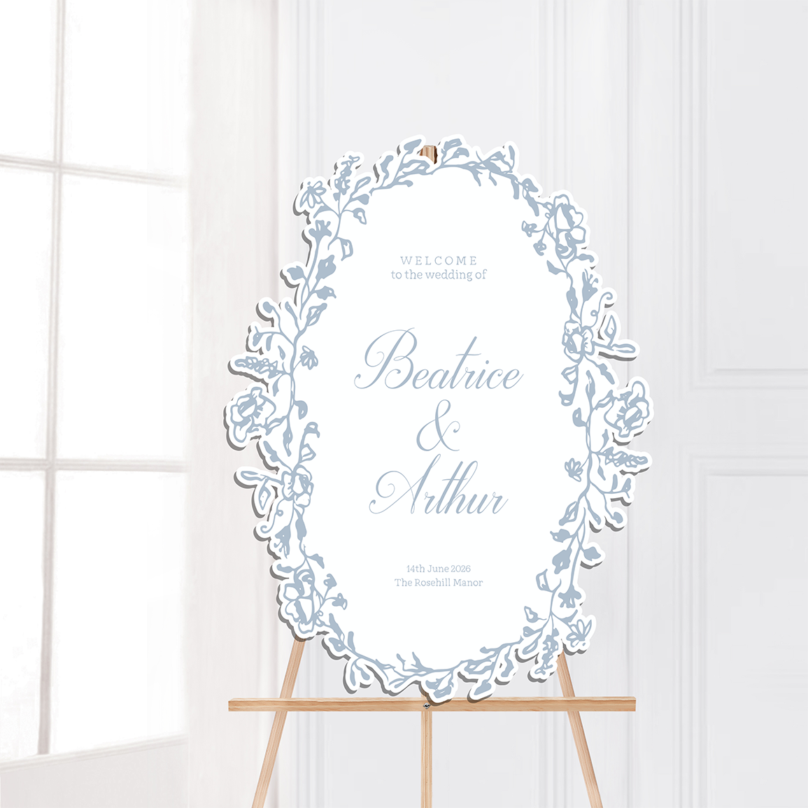 Personalised Welcome Sign - Blossomia - Mally's Crafts